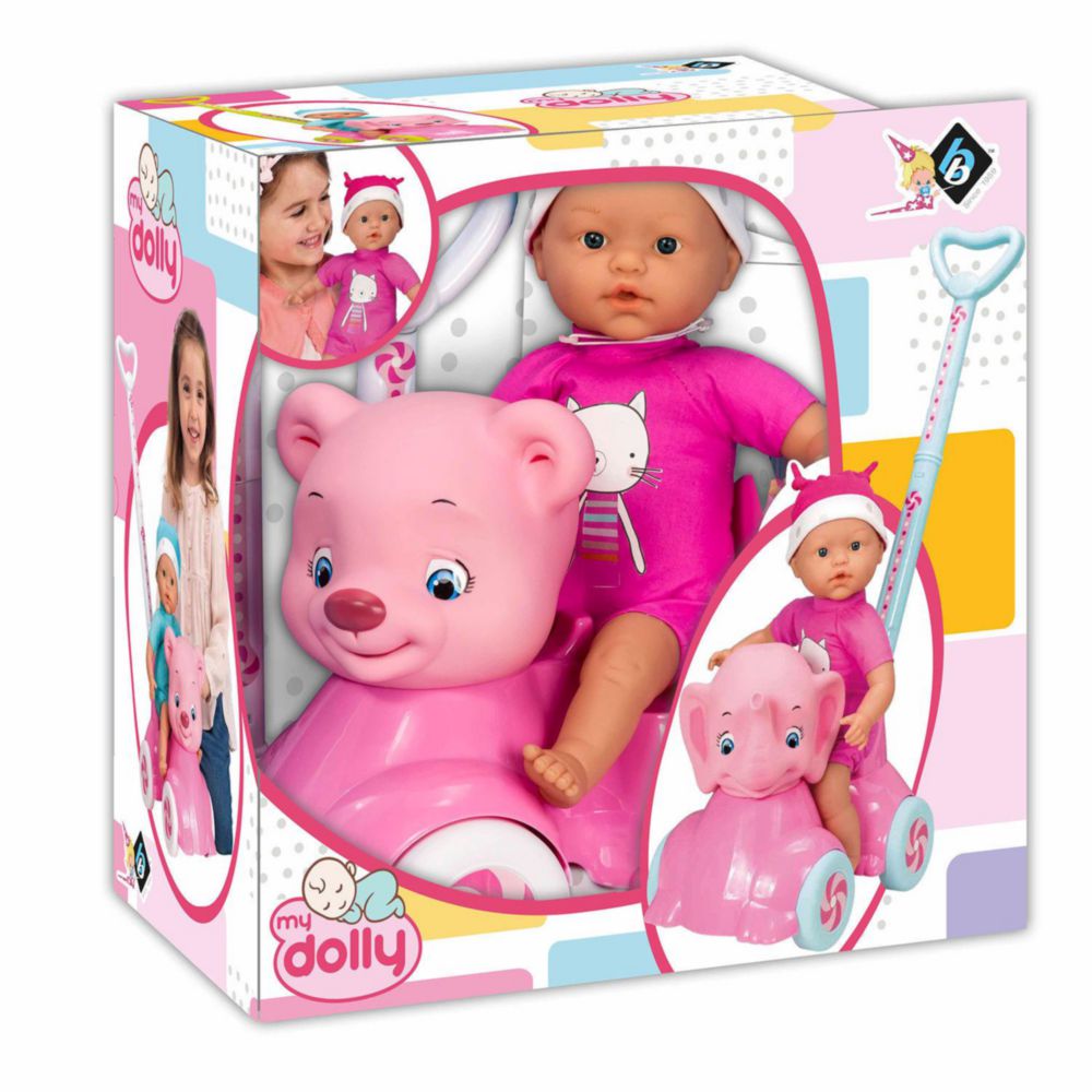 Muñeca Loko Toys Con Correpasillos Y Accesorios 37Cm - Real Plaza