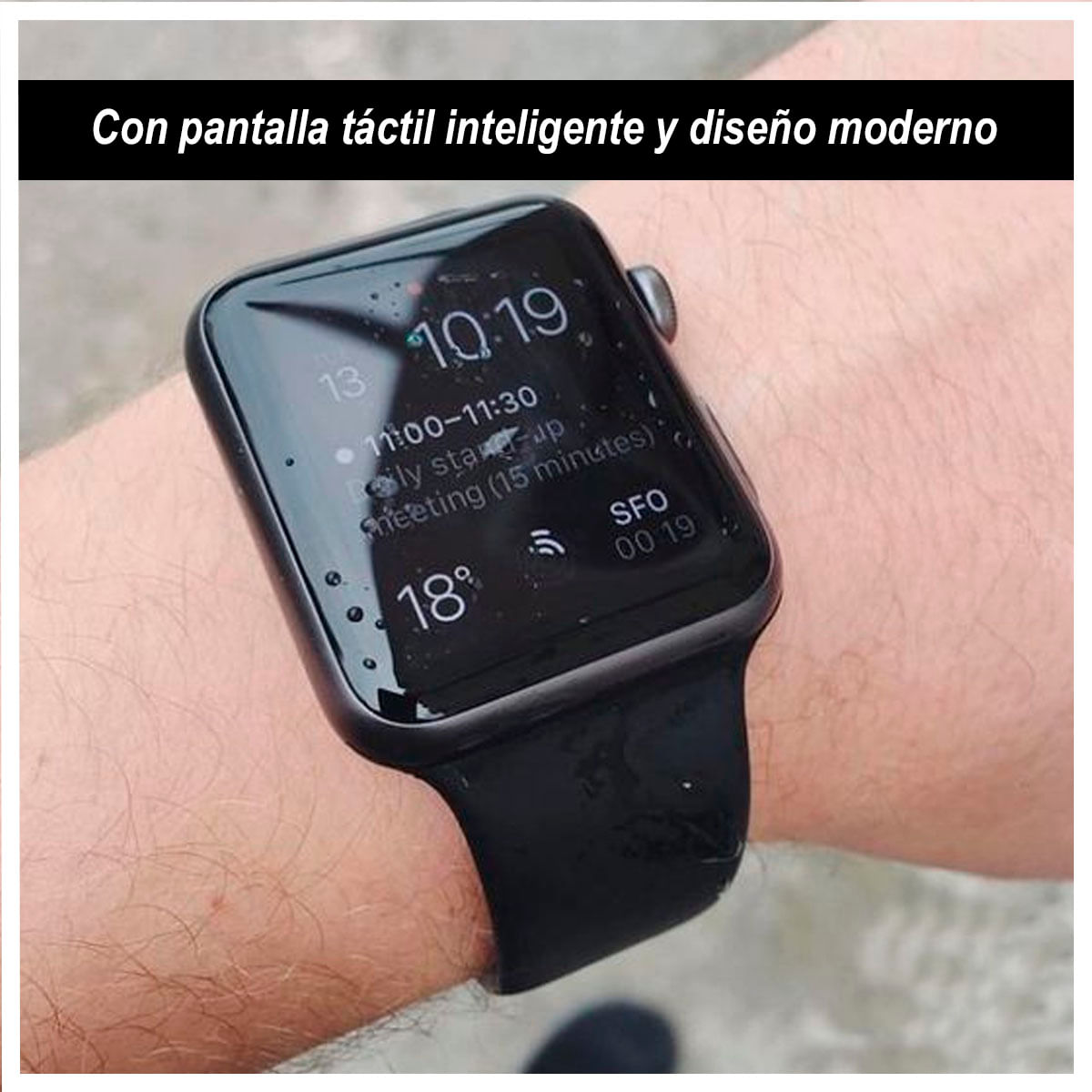 Smartwatch i9 Pro Max Serie S Negro + Audífonos Bluetooth Inpods 13 Pro ...
