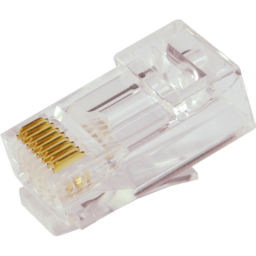 Modular Plug Pass Through Rj45 sin Blindaje Utp Cat 6A Simply45 Frasco ...