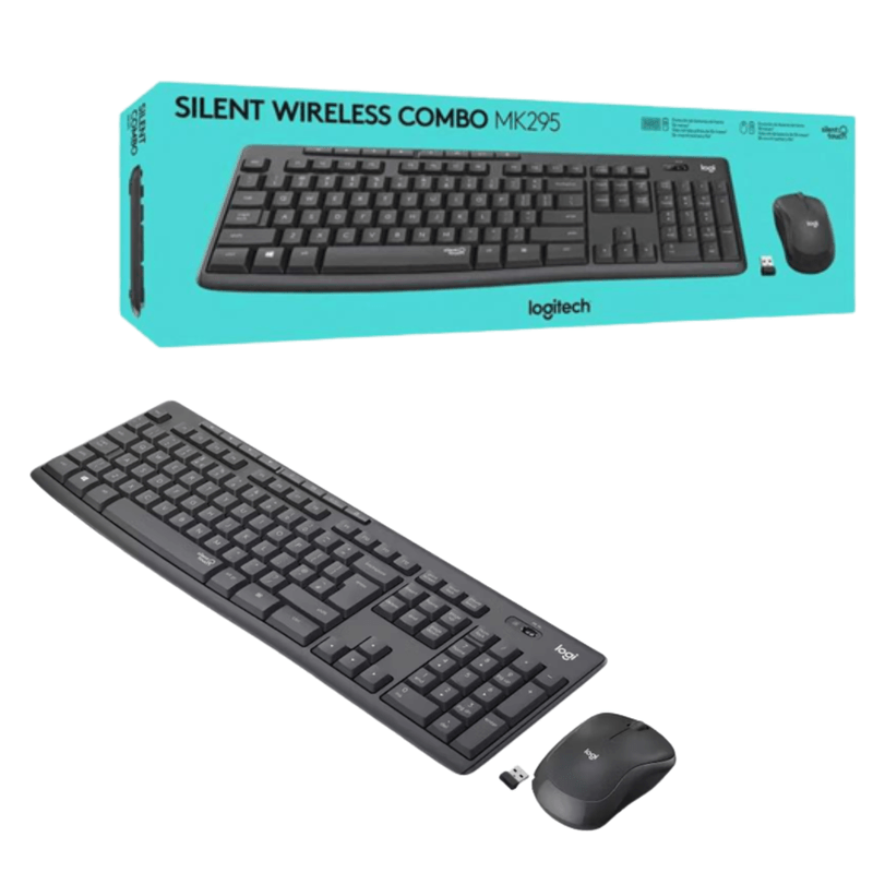 Logitech Mk295 Kit Teclado Y Mouse Inalambrico Usb - Real Plaza