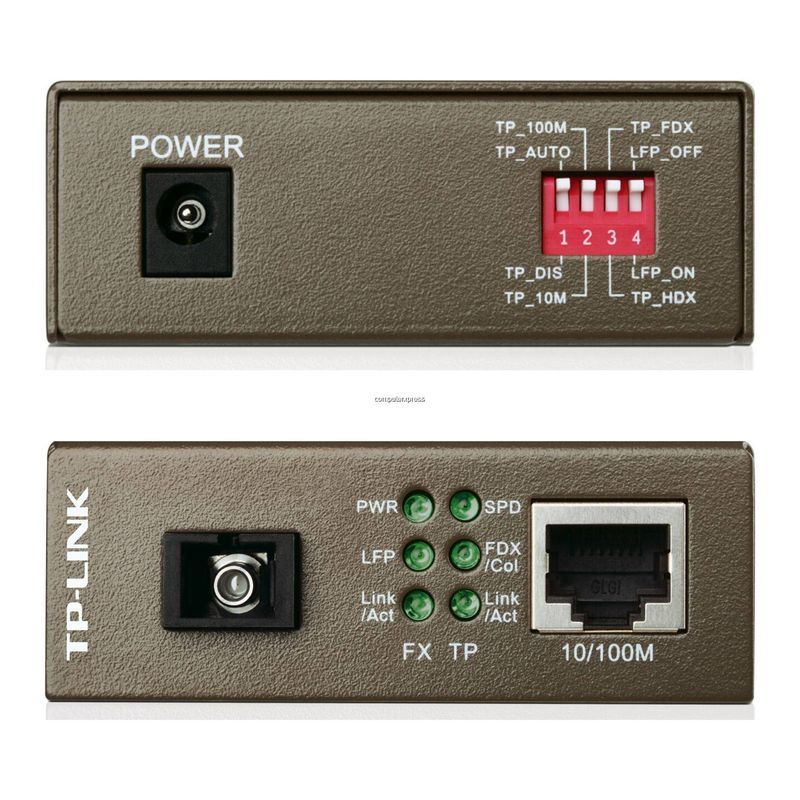 Conversor de medios WDM TP-Link 10/100Mbps - MC112CS - Real Plaza Conversor de medios WDM TP-Link 10/100Mbps - MC112CS - Real Plaza