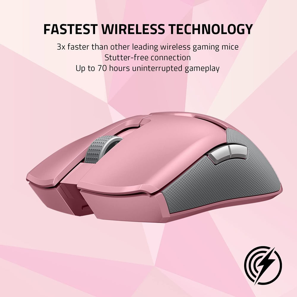 Razer Gaming Viper Mouse Inalámbrico Rosado - Real Plaza