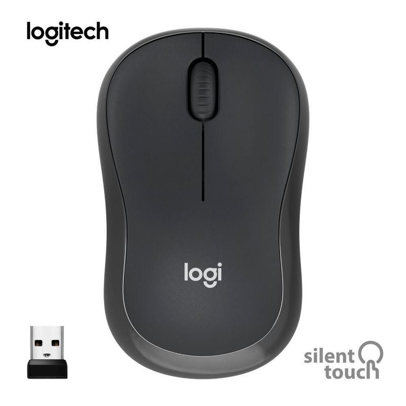 Mouse Logitech M220 Black Inalámbrico Negro - Real Plaza