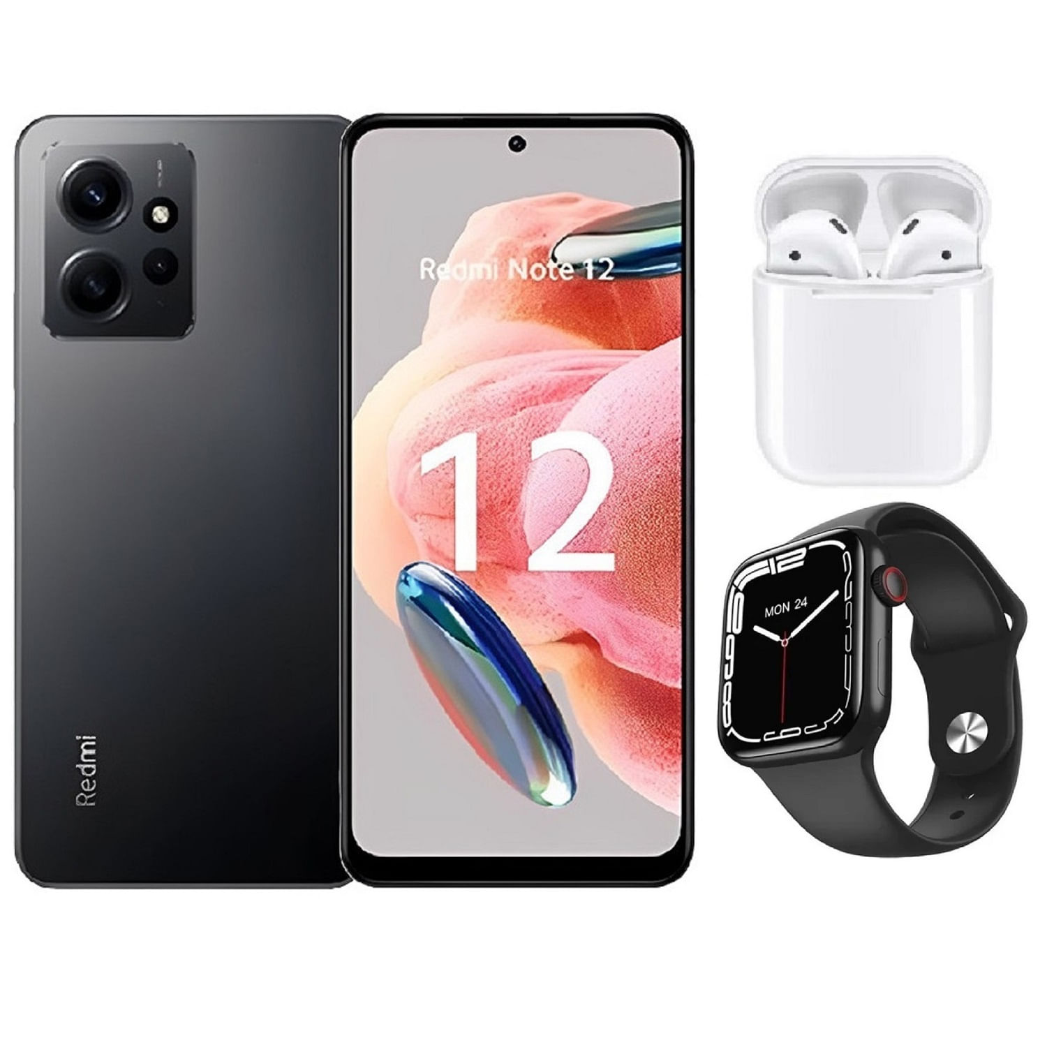 Xiaomi Redmi Note 12 128GB Audifonos Smartwatch - Real Plaza