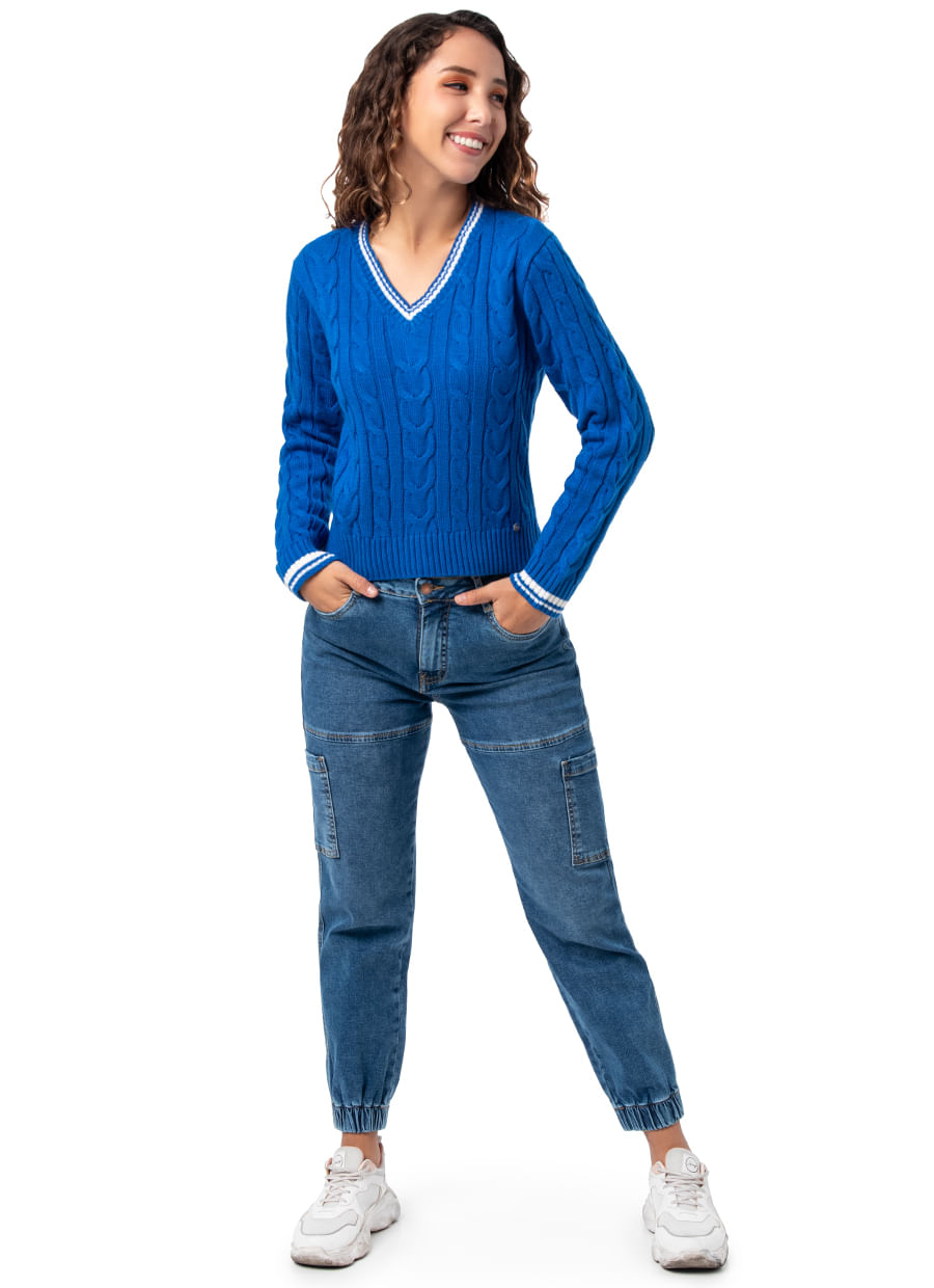 Chompas Moda Hilos Mujer Junay - Real Plaza