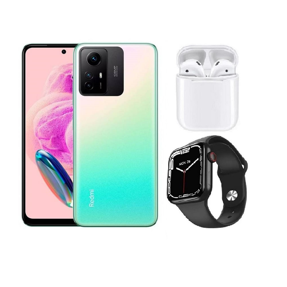 Xiaomi Redmi Note 12S 256GB Verde + Audifonos Smartwatch - Real Plaza