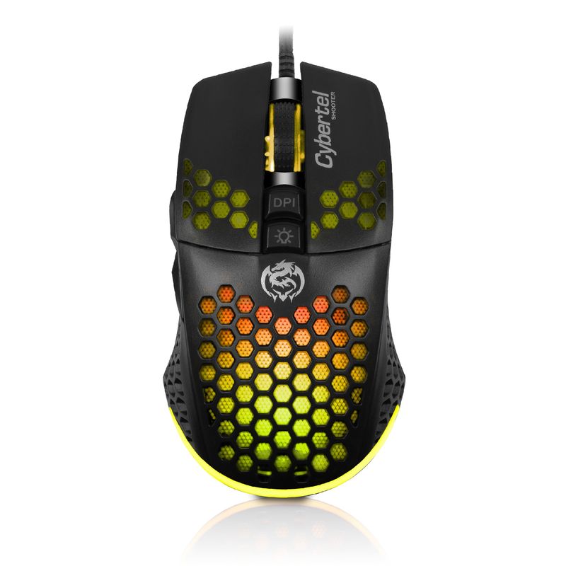 Mouse Gamer Rgb 7200dpi 7b Cybertel Shooter M501 - Real Plaza