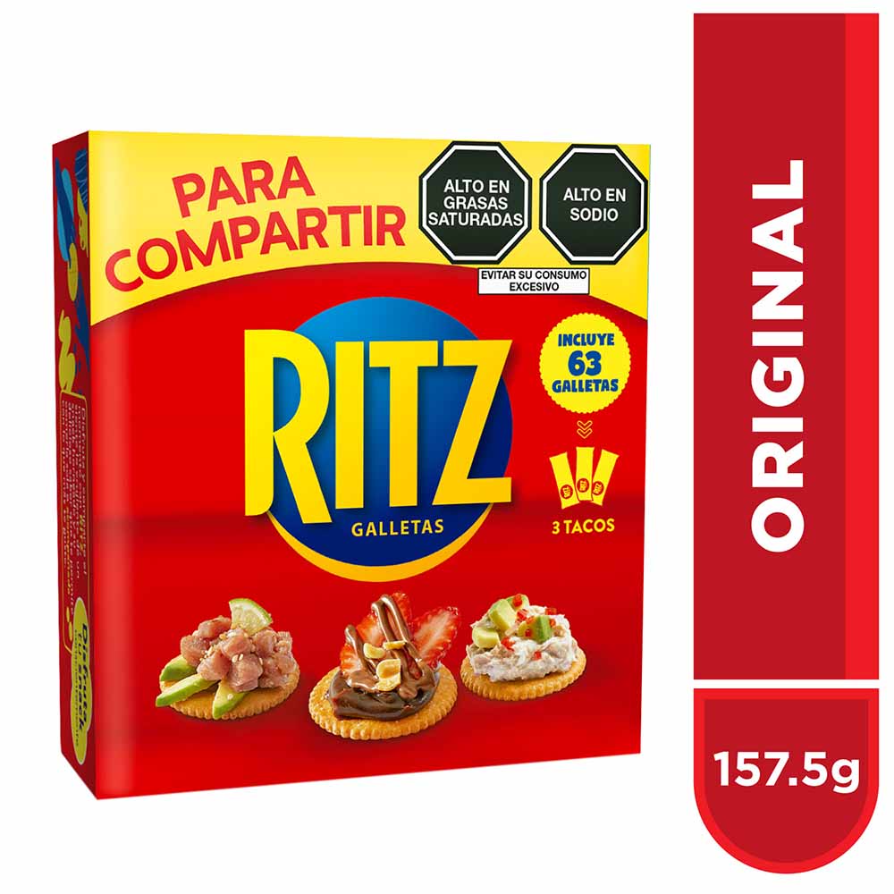 Galletas NABISCO Ritz Paquete 157.5g - Real Plaza