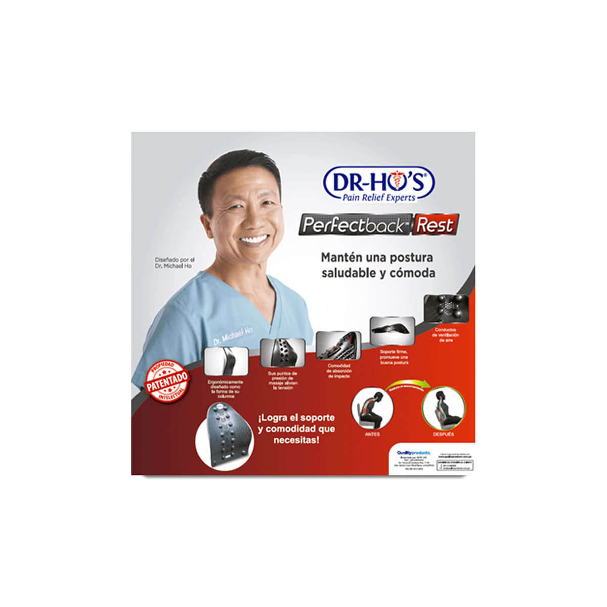 Perfect Back Rest | Confort Ergonómico - Real Plaza