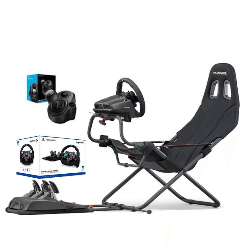 Set 3D Playseat Challenge + G29 + Shiffter - Real Plaza