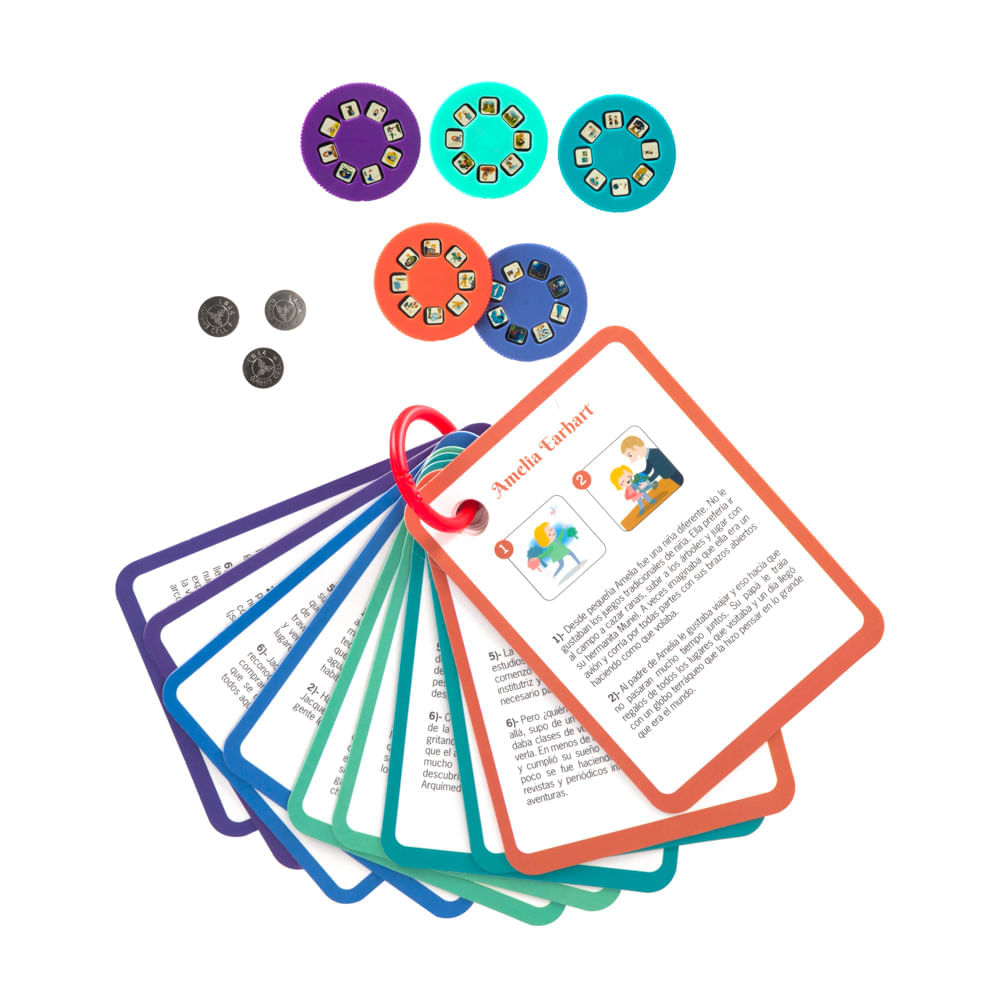 Discos ABS con Cuentos Biográficos 13x2x25 cm - Real Plaza