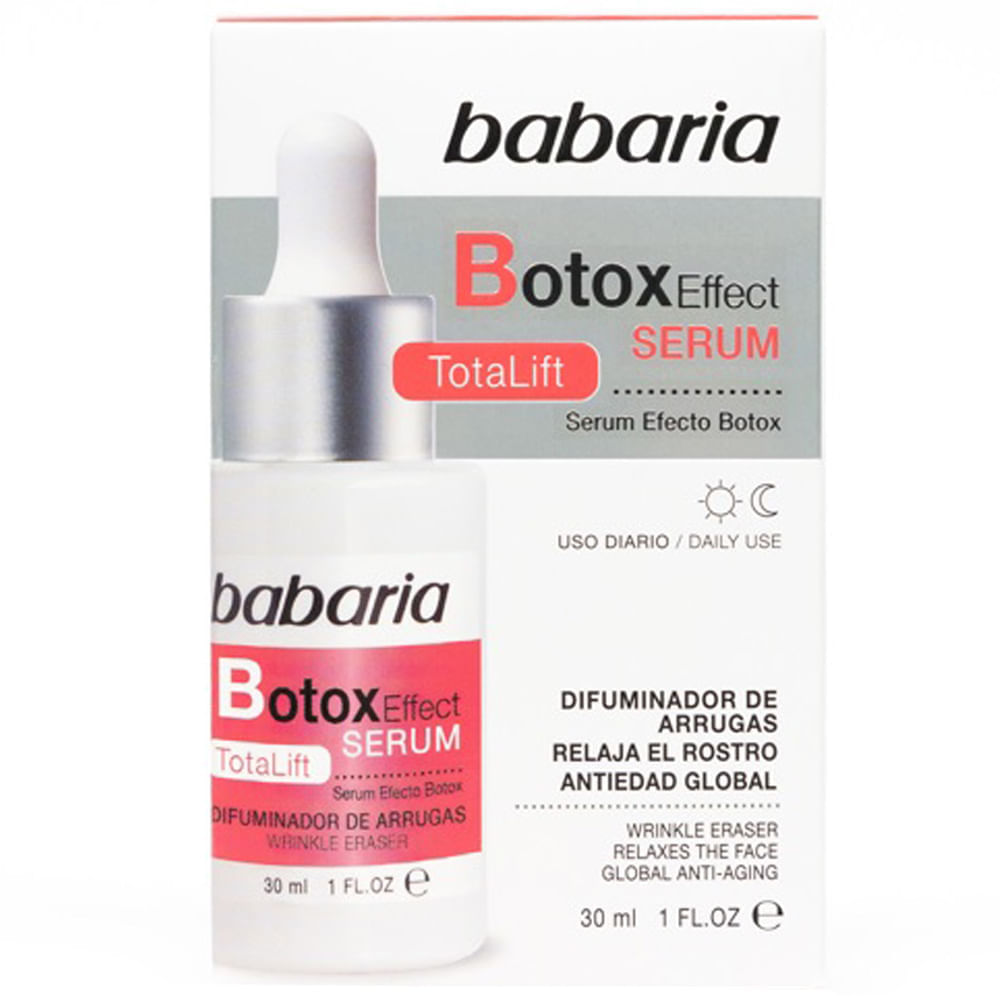 Sérum Botox Effect TotalLift BABARIA Caja 30ml - Real Plaza