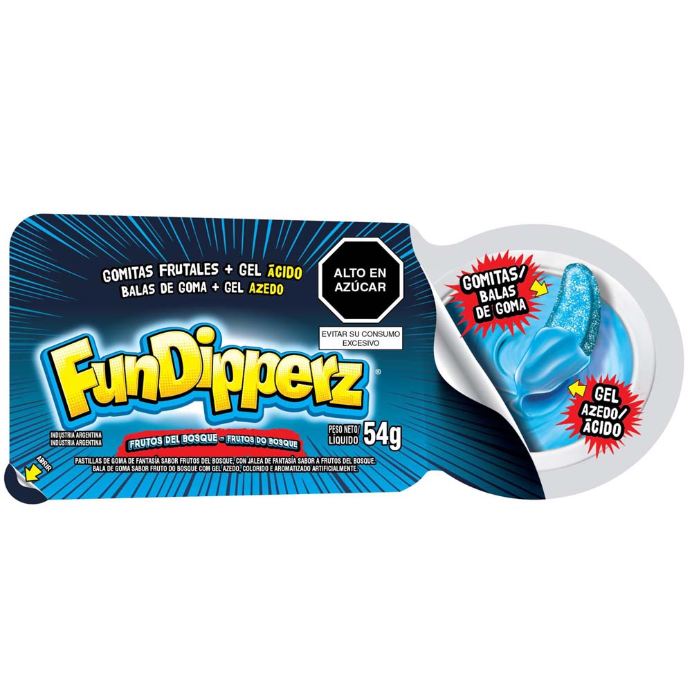 Gomitas Surtidas FUN DIPPERZ Display 54g - Real Plaza