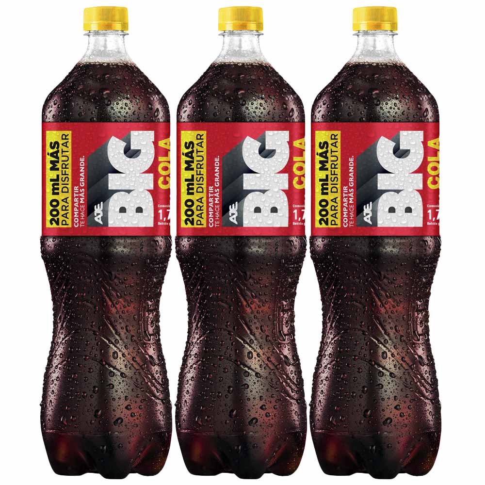 Pack Gaseosa BIG COLA Botella 1.7L x 2un - Real Plaza