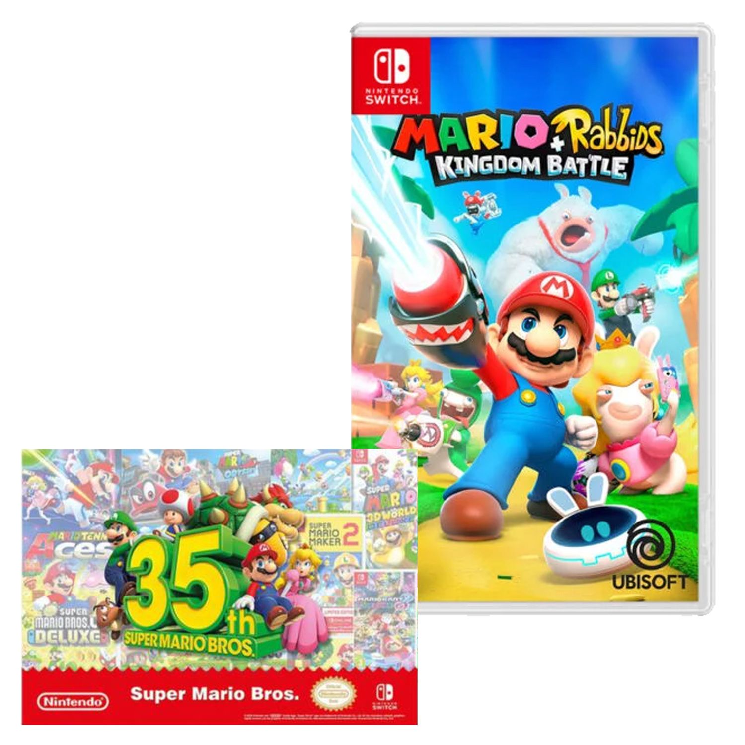 Mario y Rabbids Kingdom Battle y poster Nintendo Switch - Real Plaza