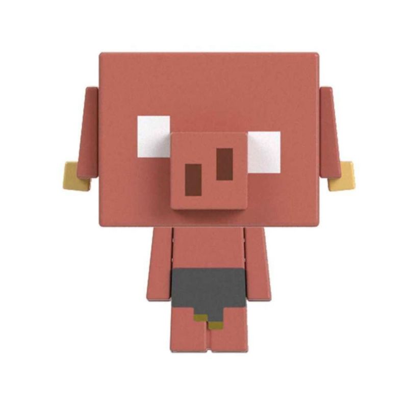 Figura Minecraft Cabezas Mob Fig Mini Piglin - Real Plaza