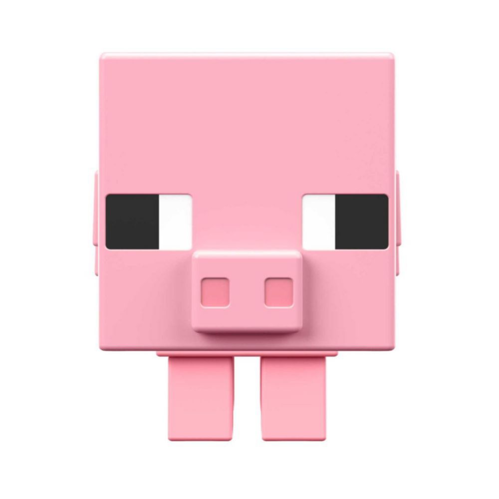 Figura Minecraft Cabezas Mob Mini Cerdito - Real Plaza