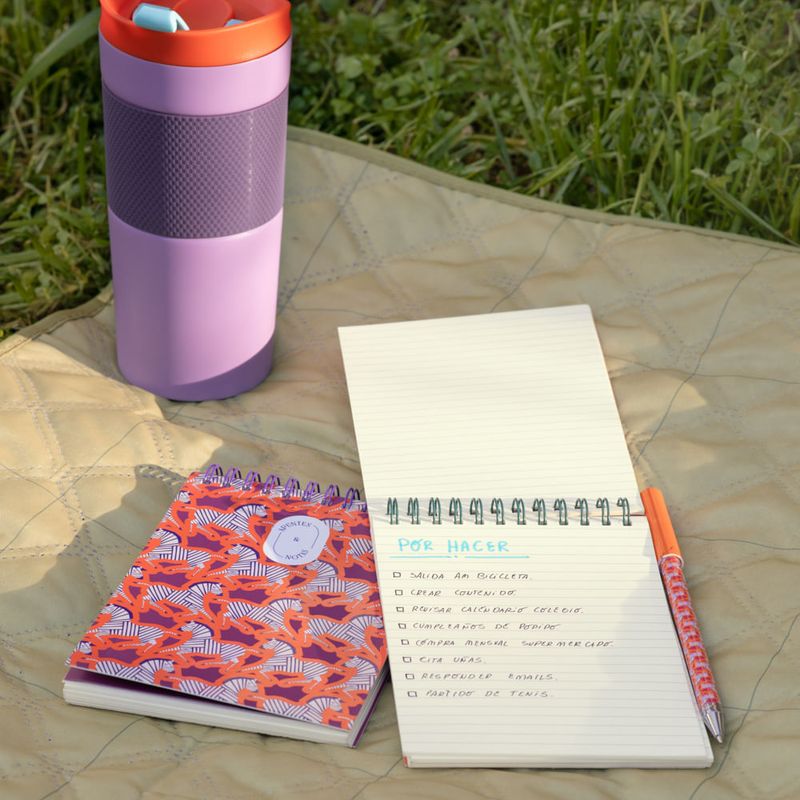 Set 2 Libretas Espiral con Líneas y Puntos 11x2,217,2cm - Real Plaza