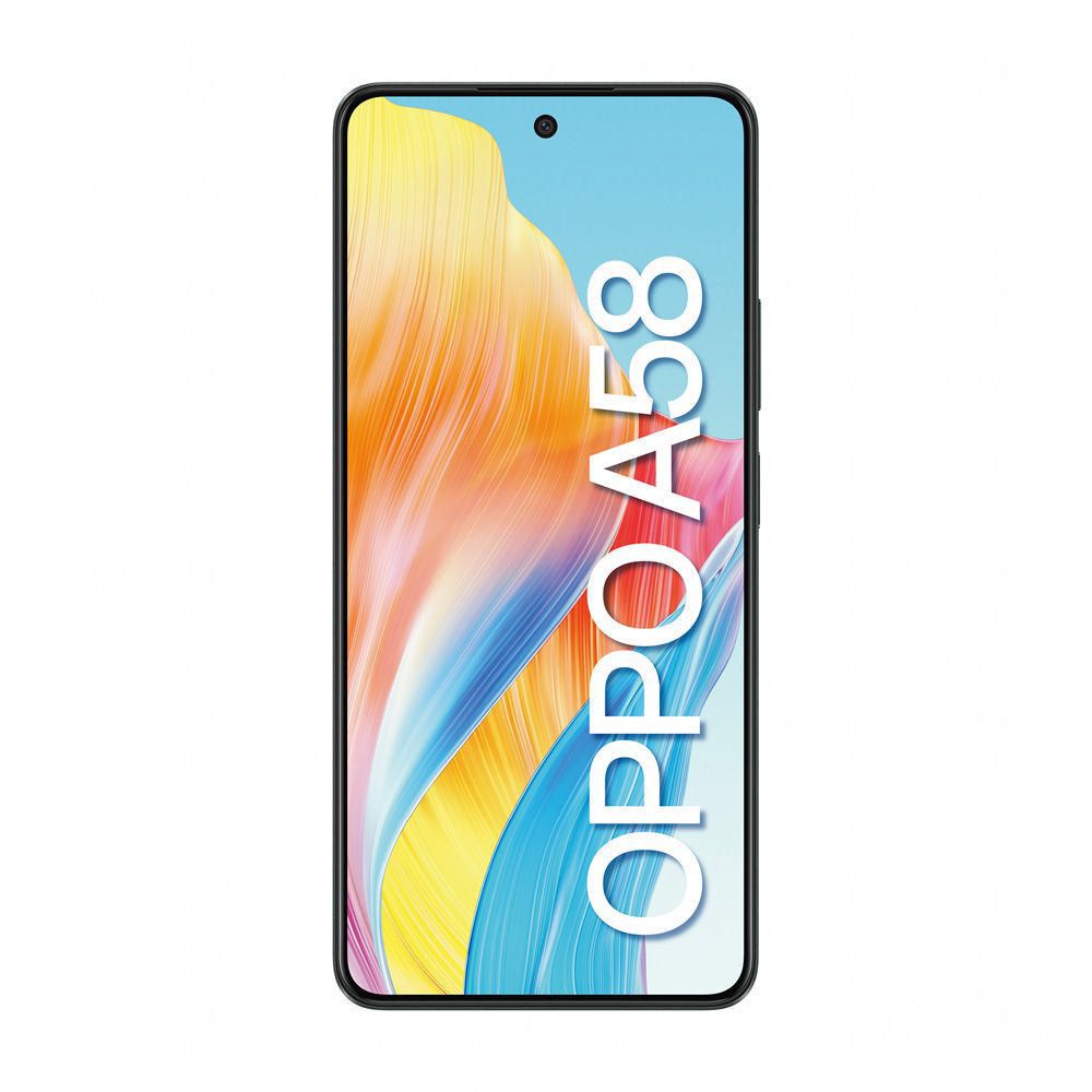 Celular Oppo A58 6.72" 6GB RAM 128GB Negro - Real Plaza