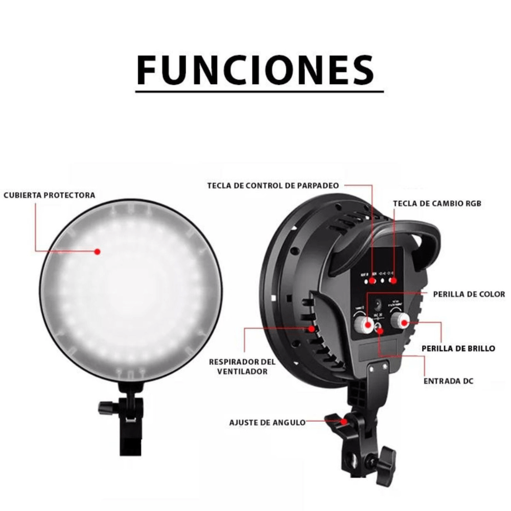 Kit de Iluminación LED Weifeng RGB | Ambienta tu espacio - Real Plaza