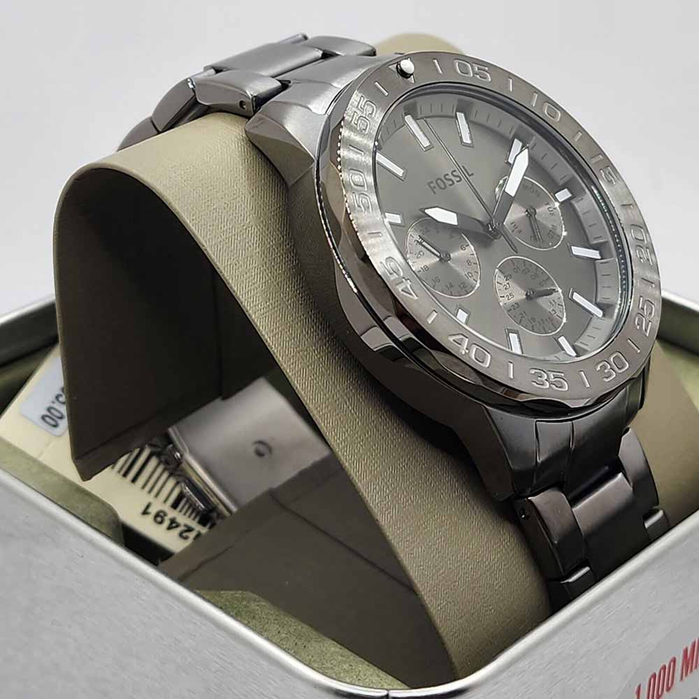 Reloj Fossil Bannon BQ2491 Multifuncional Acero Inoxidable Gris ...
