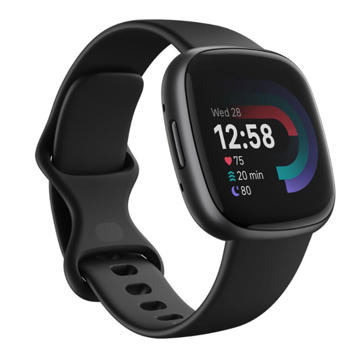 Smartwatch Google FB523BKBK Fitbit Versa 4 Fitness Black - Real Plaza