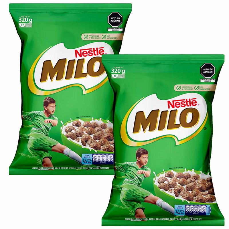 Pack Cereal MILO Bolsa 300g x 2un - Real Plaza