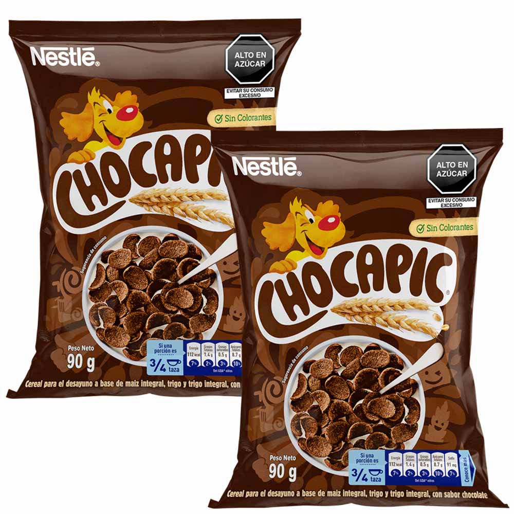 Pack Cereal CHOCAPIC Bolsa 90g x 2un - Real Plaza