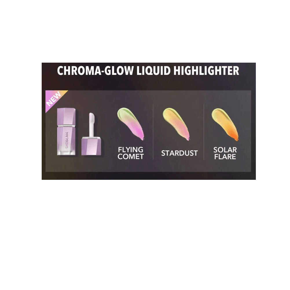 Chroma-Glow Bloom Liquid Highlighter - Solar Flare - Real Plaza