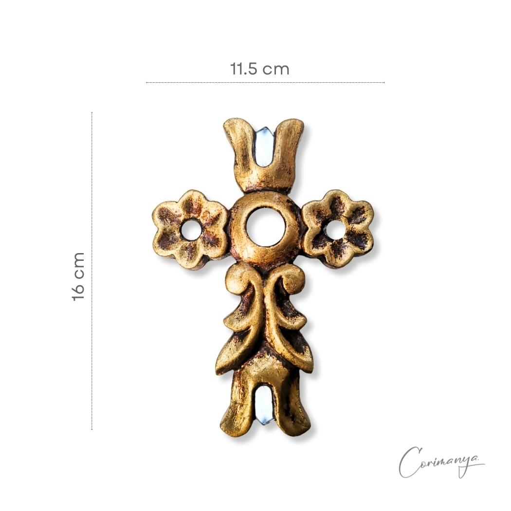 Mini Cruz Decorativa 16 x 11.5 cm - Real Plaza