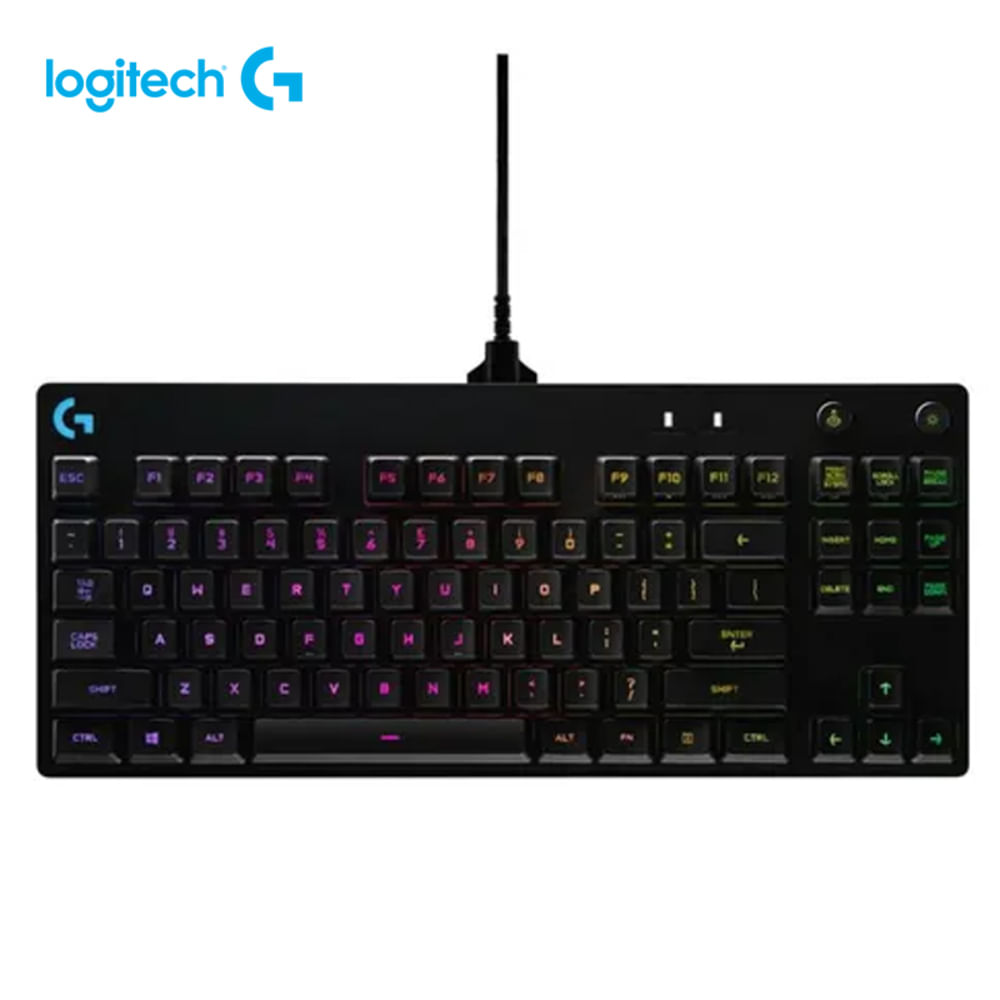 Teclado Logitech Pro Keyboard Rgb Usb - Real Plaza
