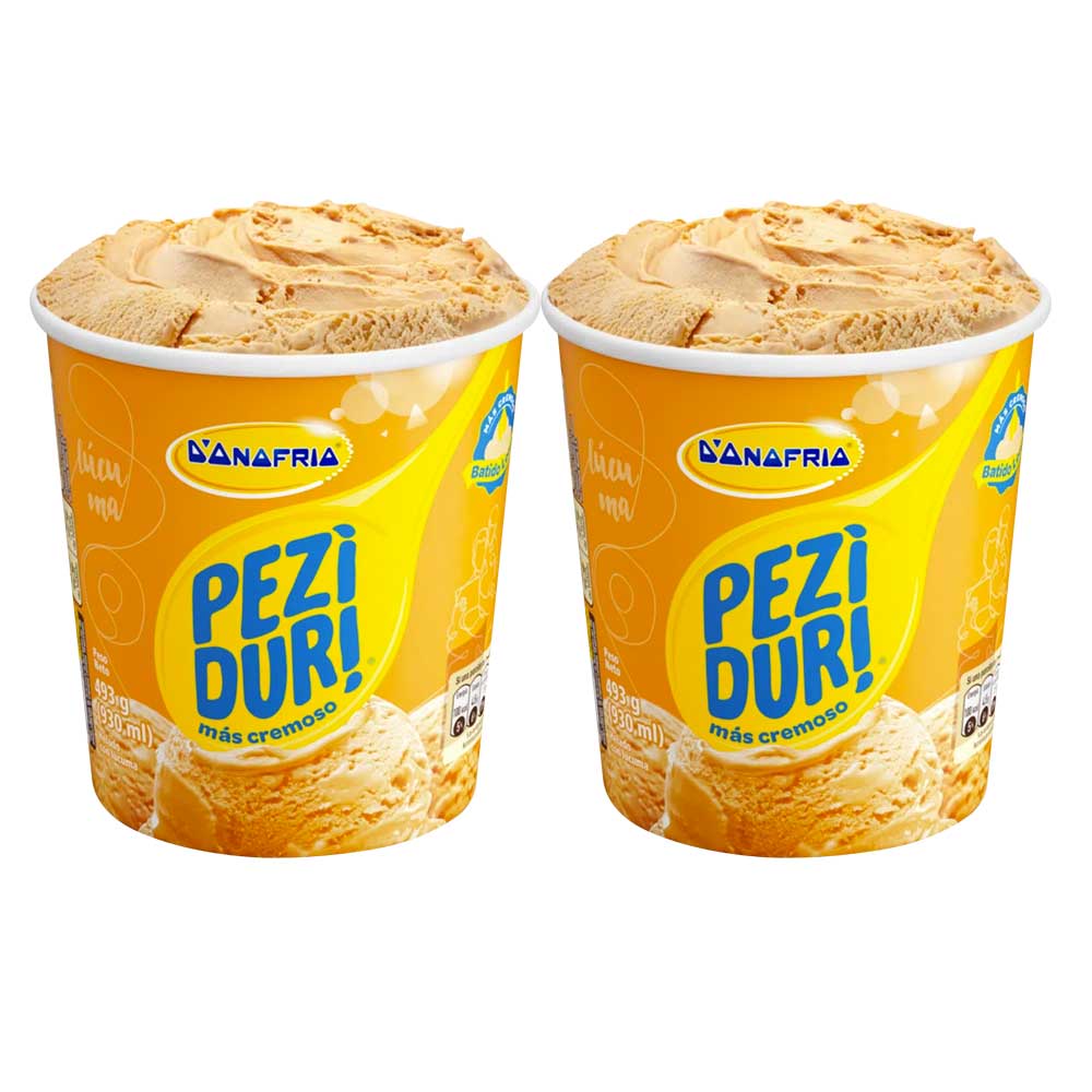 Pack D'ONOFRIO Helado Peziduri Lúcuma Cremoso Pote 930ml x 2un - Real Plaza