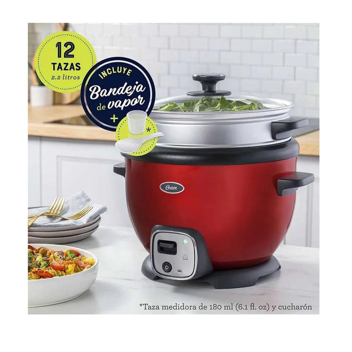 Olla Multiusos Oster CKSTRC7030R con Función Sofrito - Real Plaza