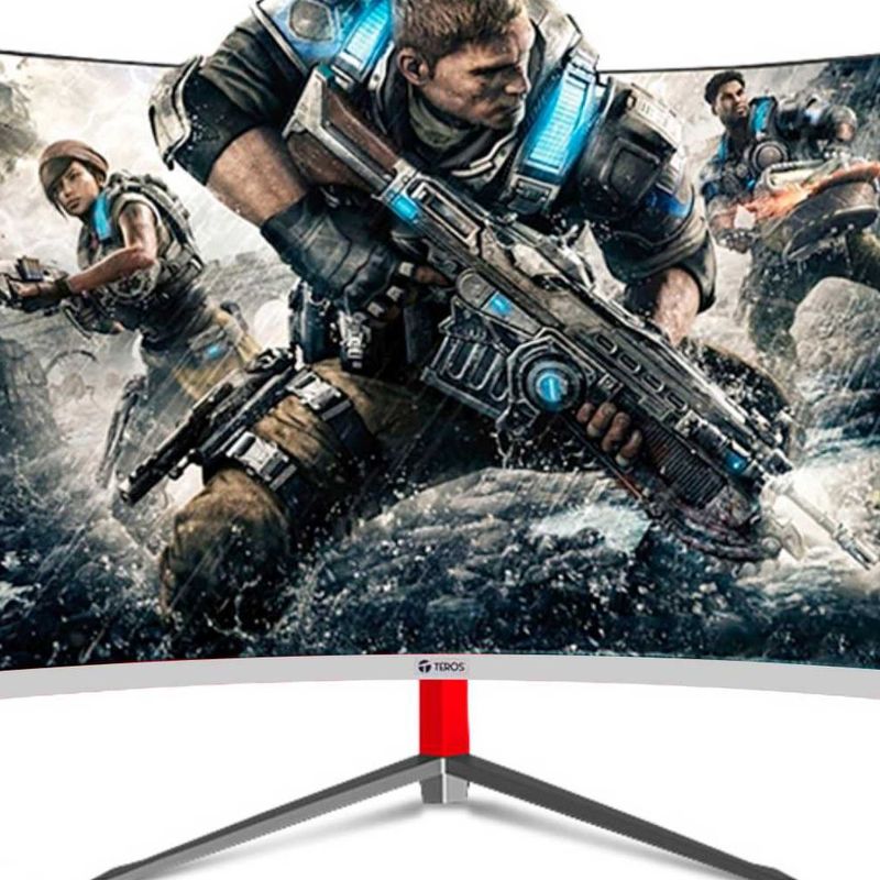 Monitor GAMER Teros CURVO TE-3131 24' IPS 75HZ 5MS HDMI VGA FULL HD ...