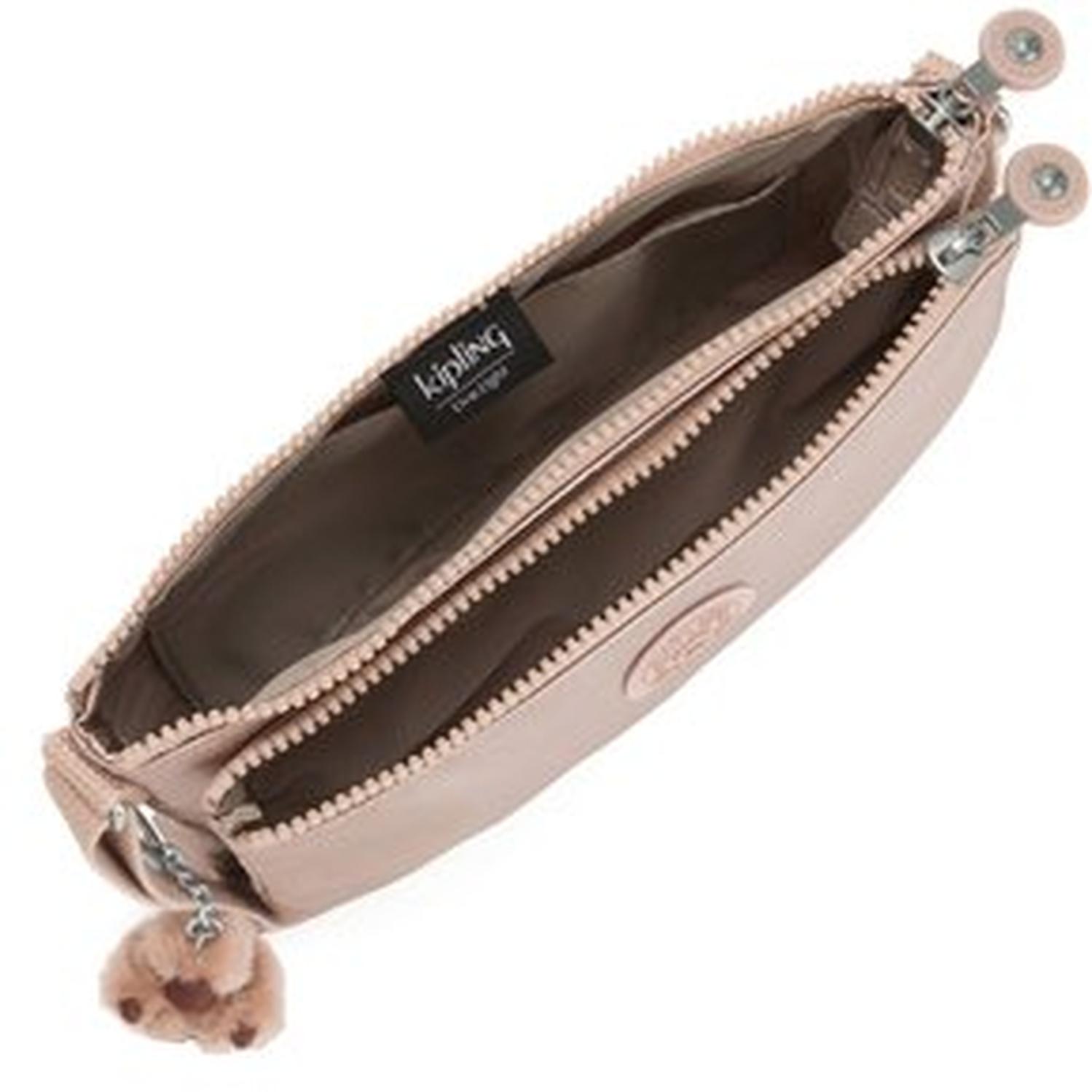 Crossbody o Cartera Bandolera Kipling Mikaela - Quartz Metallic - Real ...