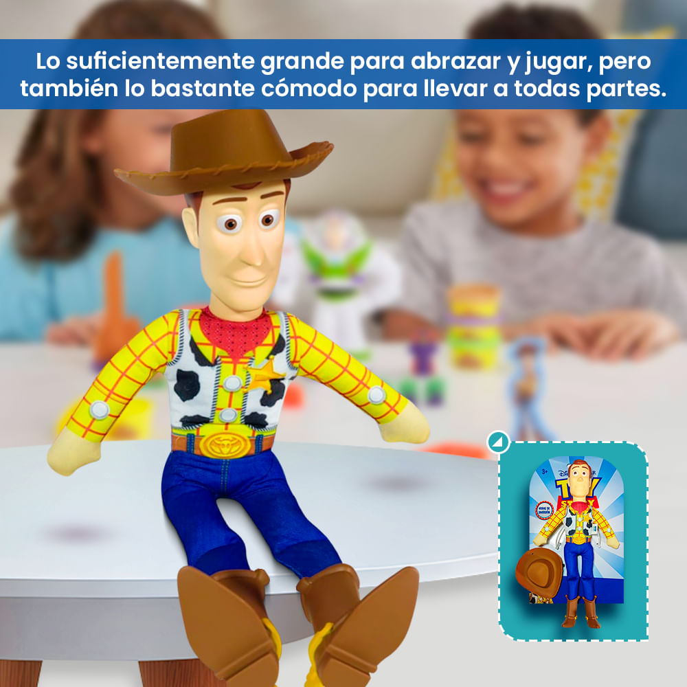 Muñeco Soft Disney Pixar Original Woody Juguete Blando niños - Real Plaza