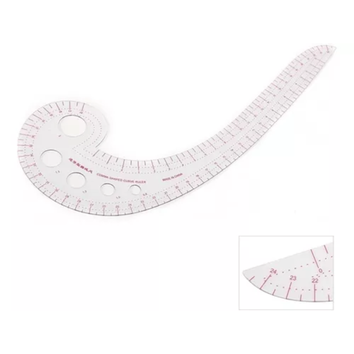 Regla Francesa Regla Métrica Costura Patrón Curva Francesa por 5 Piezas ...