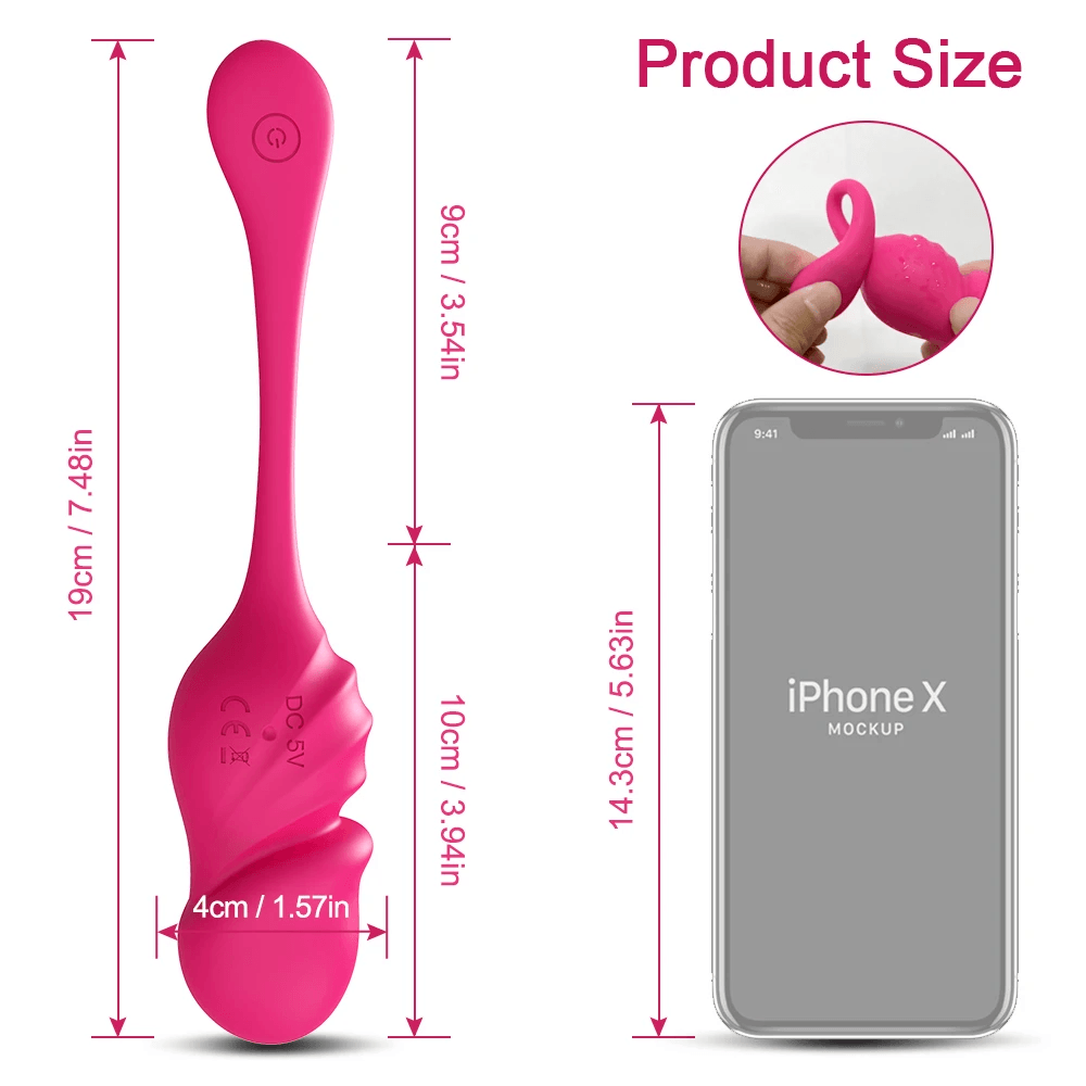 Consolador vibrador con bluetooth femenino tluda td031 silicona loaiza ...