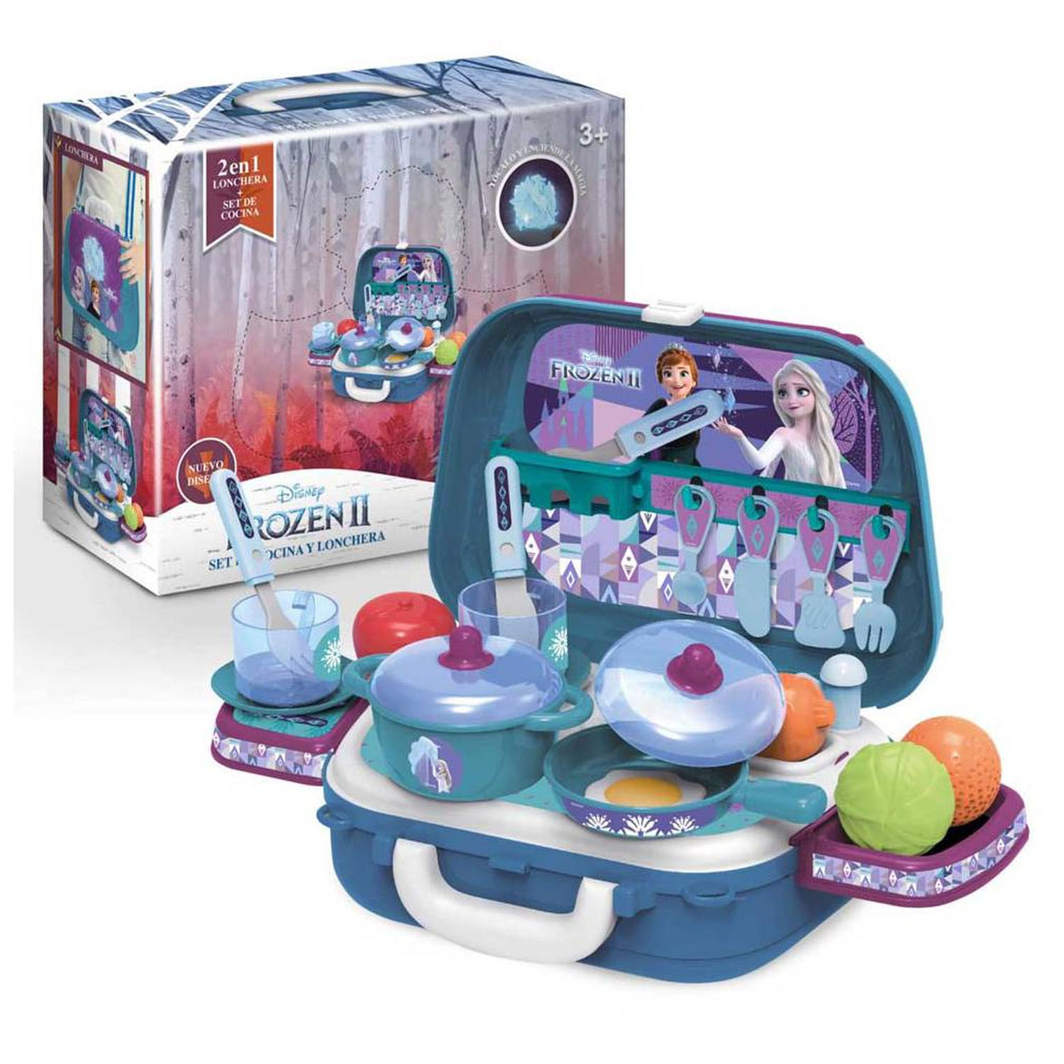 Set De Cocina Y Lonchera 2 En 1 Frozen ll - Real Plaza