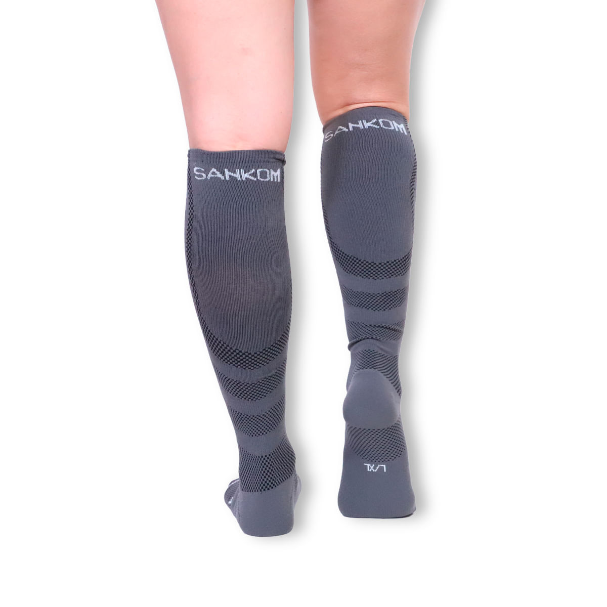 Sankom Light Socks - Medias de Compresión Color Gris (S/M) - Real Plaza