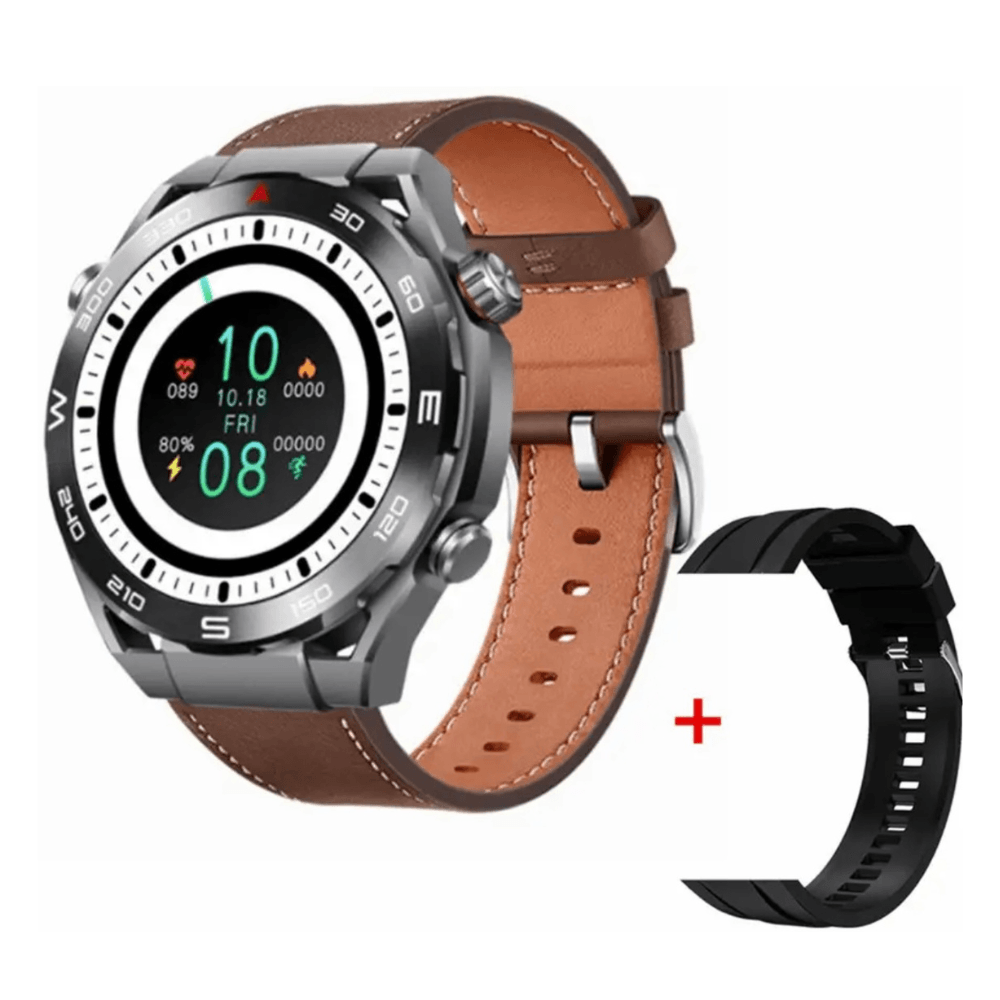 Pack Smartwatch HK5 Hero Negro GPT Correa y Audífonos F9 - Real Plaza