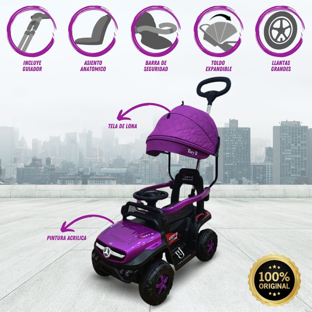 Correpasillo Guiador Mercedes Benz Tury B Morado - Real Plaza