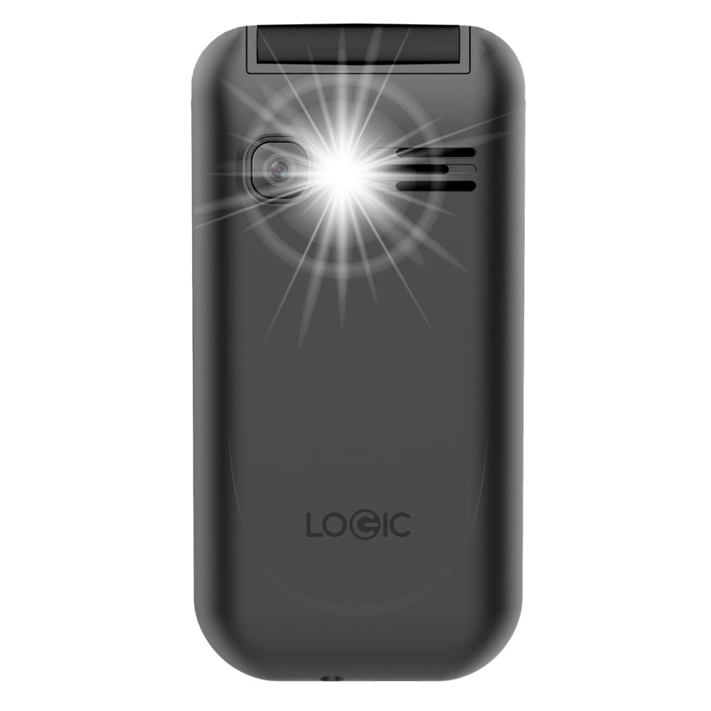 Logic Flip Phone 32MB Gris - Real Plaza