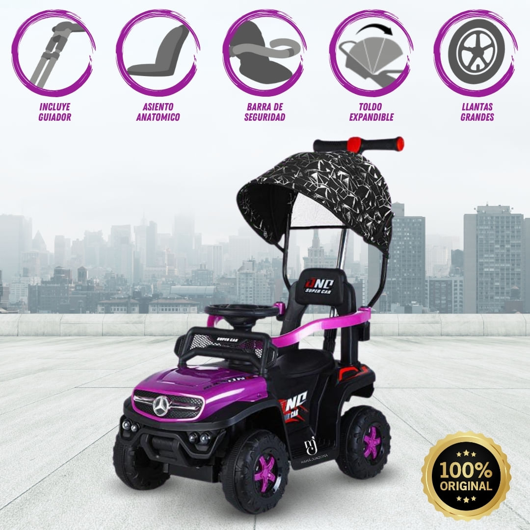 Correpasillo Guiador Mercedes Benz Max Clasic Morado - Real Plaza