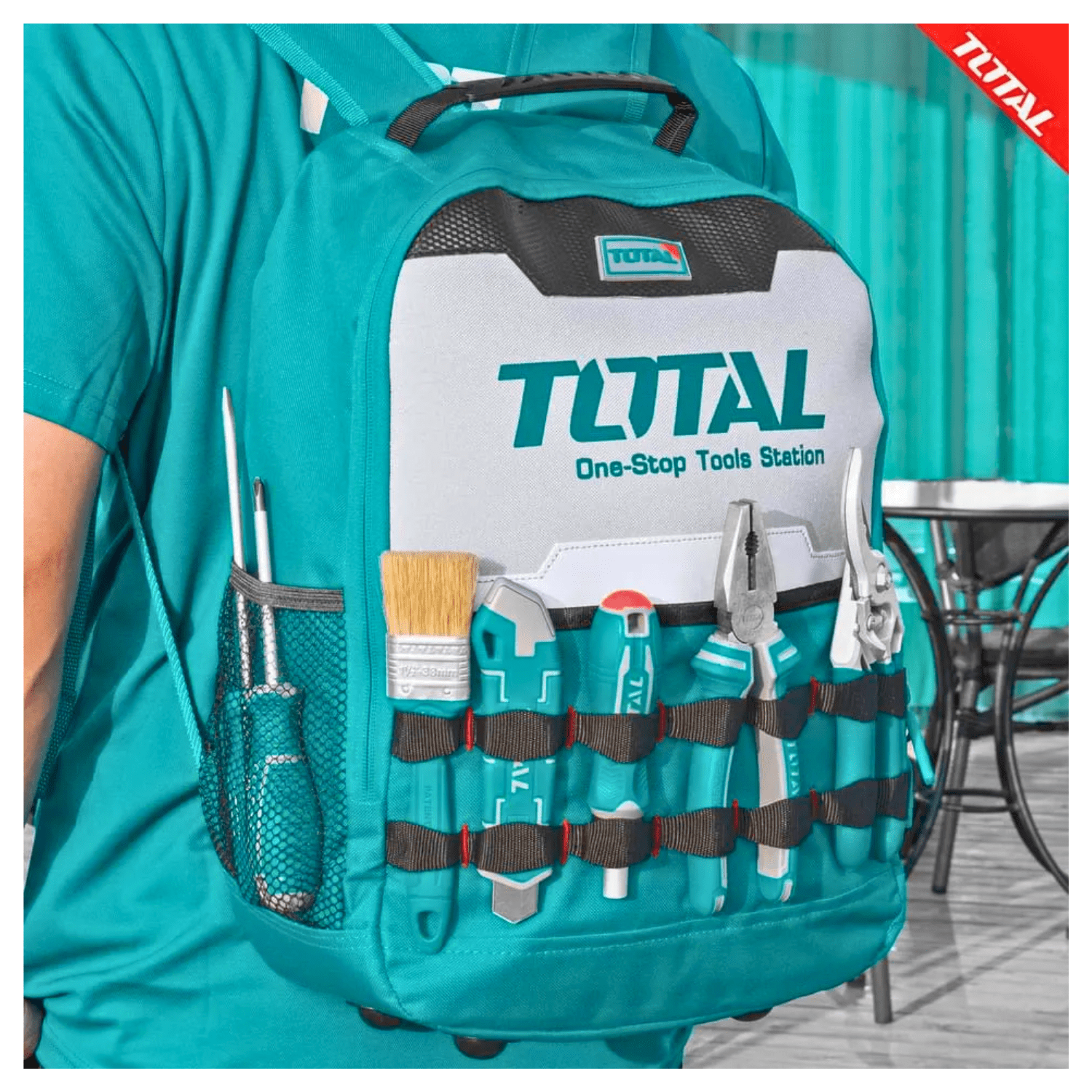 Mochila porta Herramientas Total THBP0201 - Real Plaza