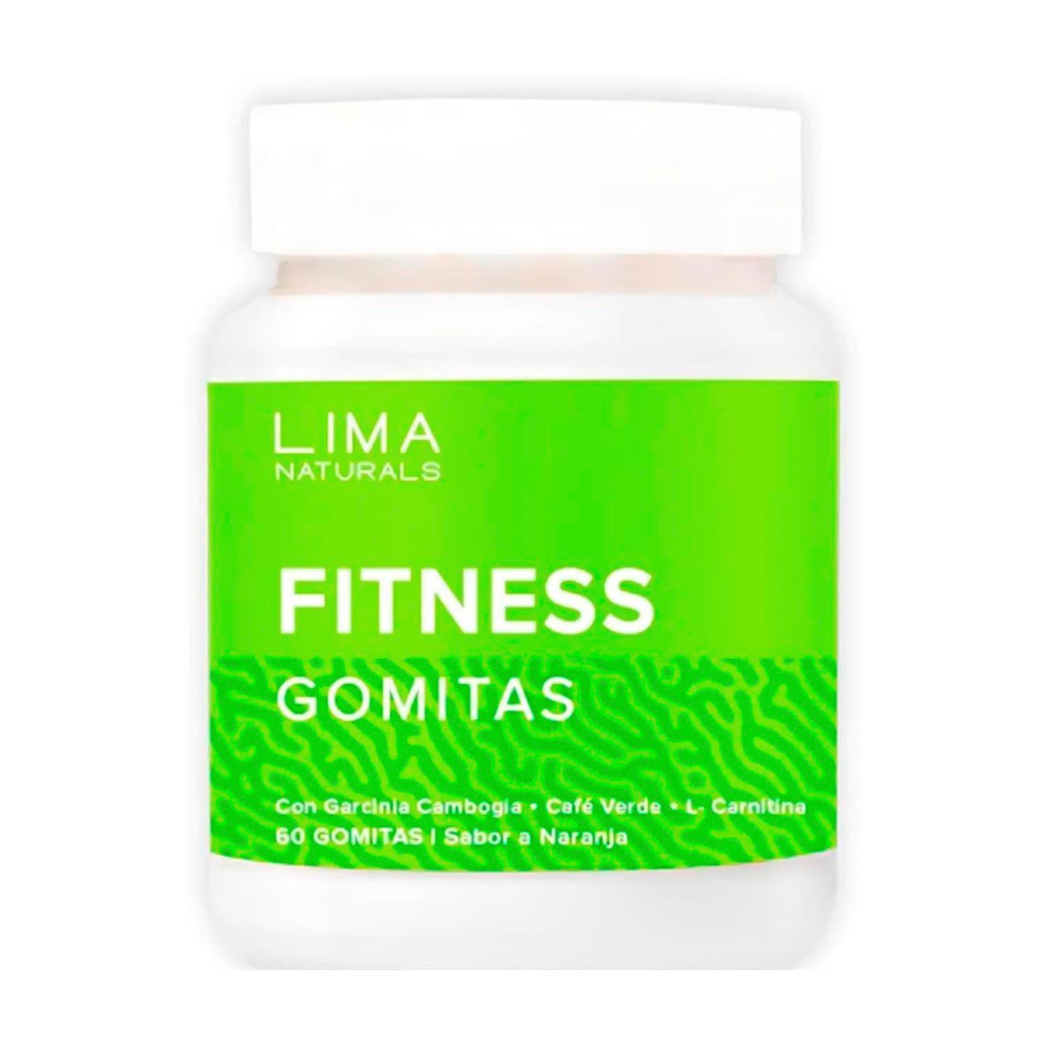 Gomitas Fitness Sabor Naranja Lima Naturals 60 Unidades Real Plaza