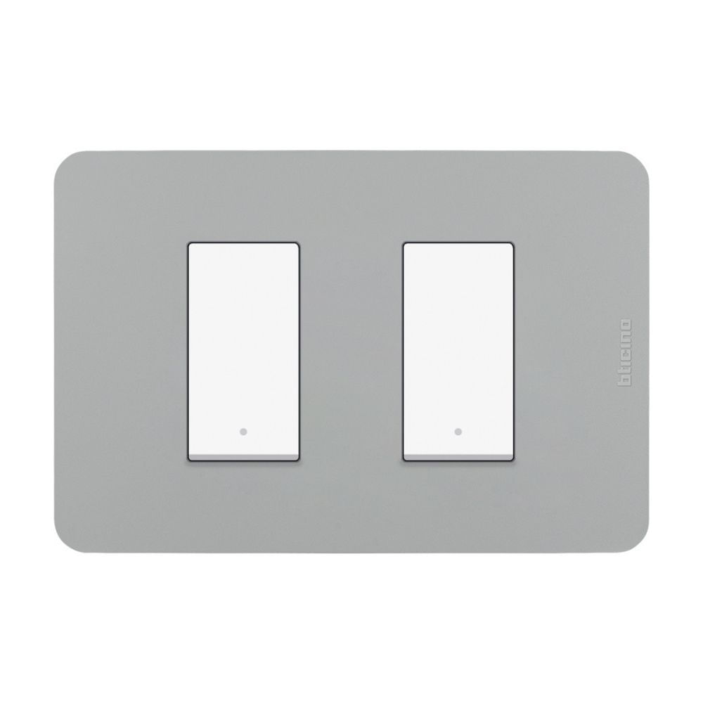 Interruptor Doble Gris Matix Go Bticino - Real Plaza