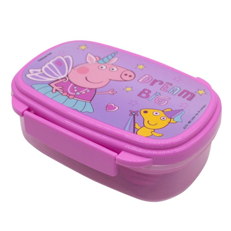Taper Peppa Pig Pp 600Ml Con Cubiertos - Real Plaza