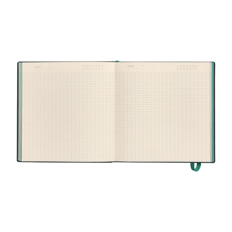 Libreta con Tapa Forrada 120 Hojas con Líneas y Elástico 15x1,5x15 cm ...