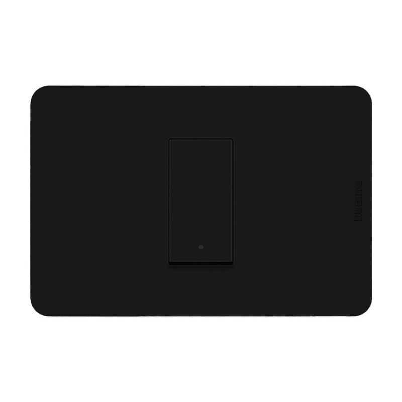 Conmutador Simple Negro Matix Go Bticino - Real Plaza